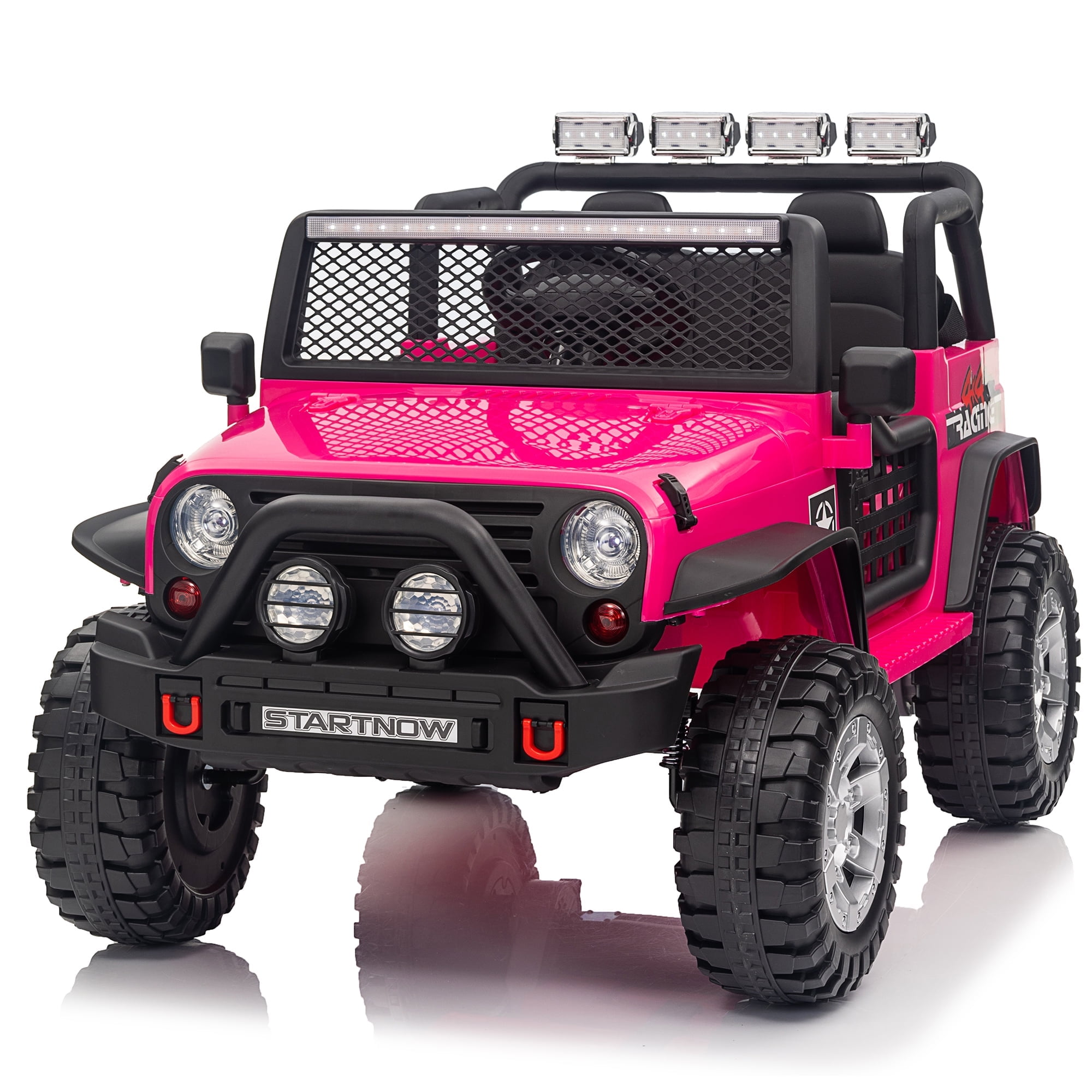 24V 2 Seater Ride On Toys with Remote Control, Kids Ride on Truck Car ...