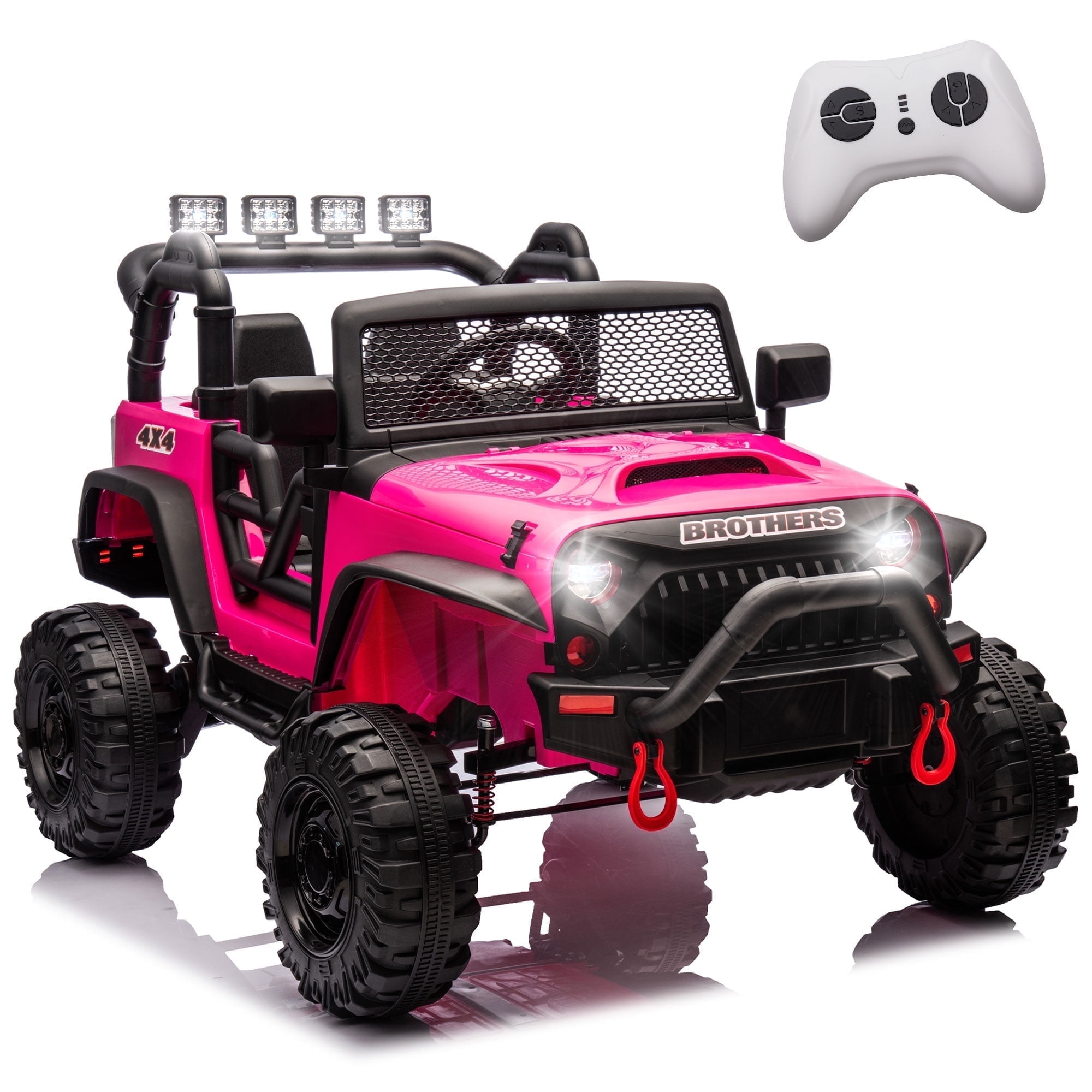 24V 2 Seater Ride On Toys Car for Big Kids, Electric Car w/Remote ...