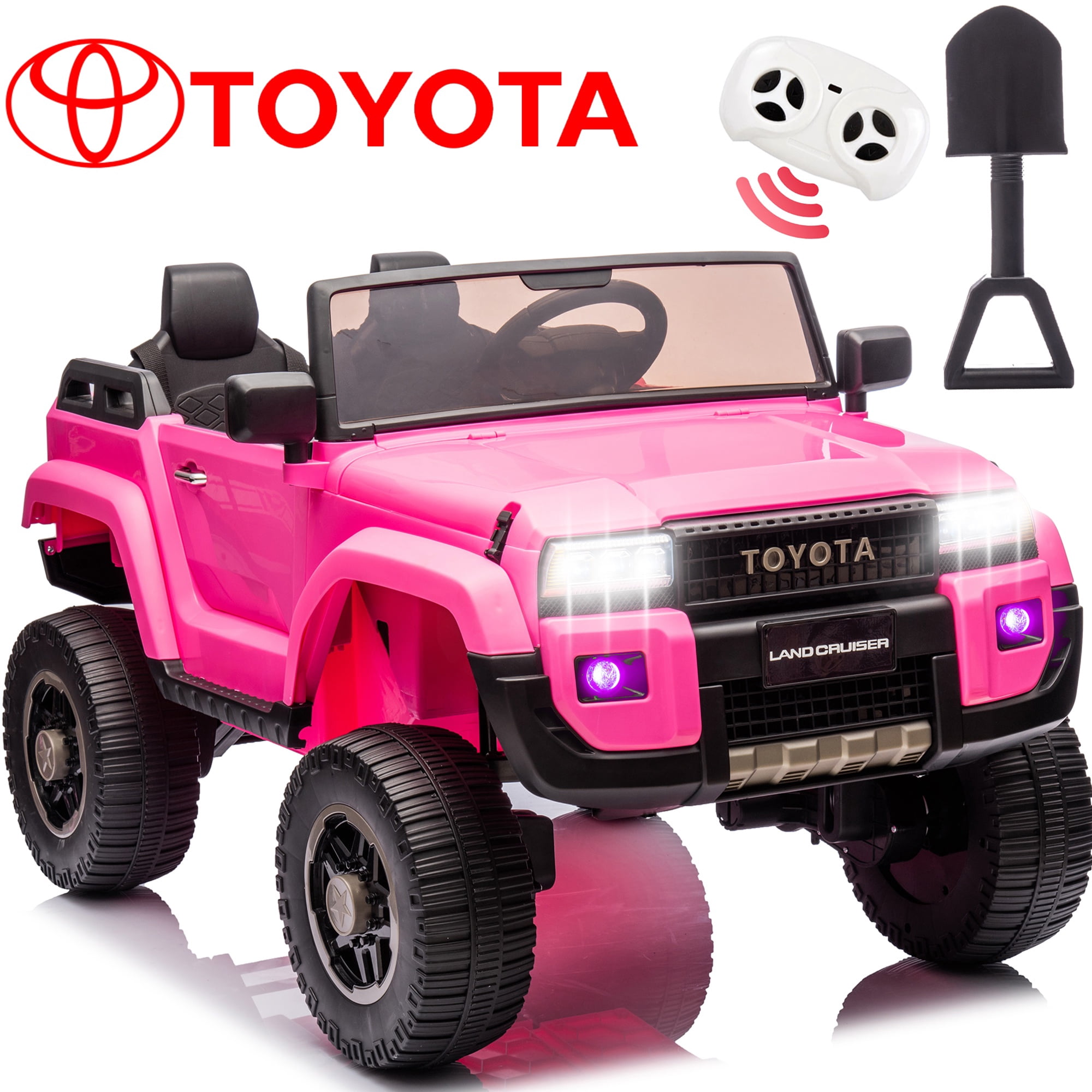 24V 2 Seater Ride on Truck Car, Toyota LC 250 Kids Electric Vehicle Car ...