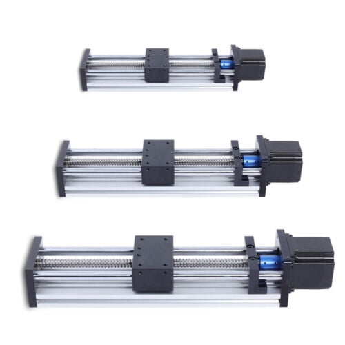 24V 200mm CNC Ball Screw Linear Rail Motion Slide Table Nema 23 Stepper ...