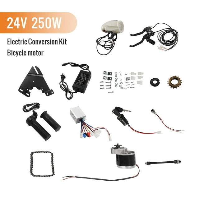 24V 250W Electric Bicycle Conversion Kit E-Bike Cycling Brush Motor ...
