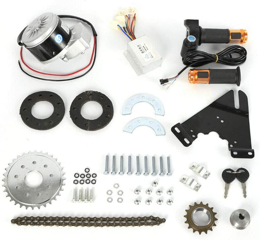 24V 250W Electric Bike Conversion Kit, Common Bike Left Chain Drive ...