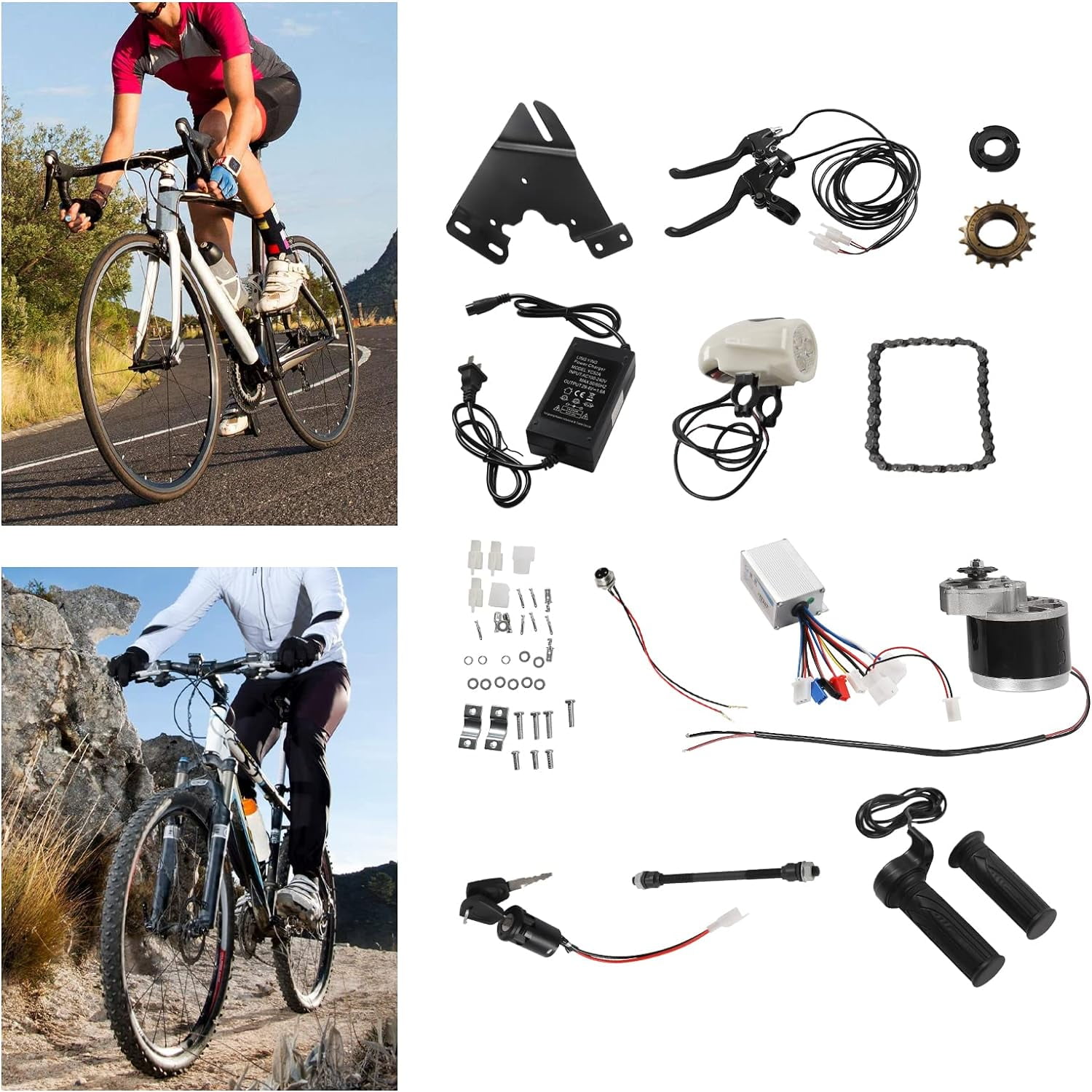 24V 250W Electric Bike Conversion Kit, Ebike Conversion Kit Powerful ...