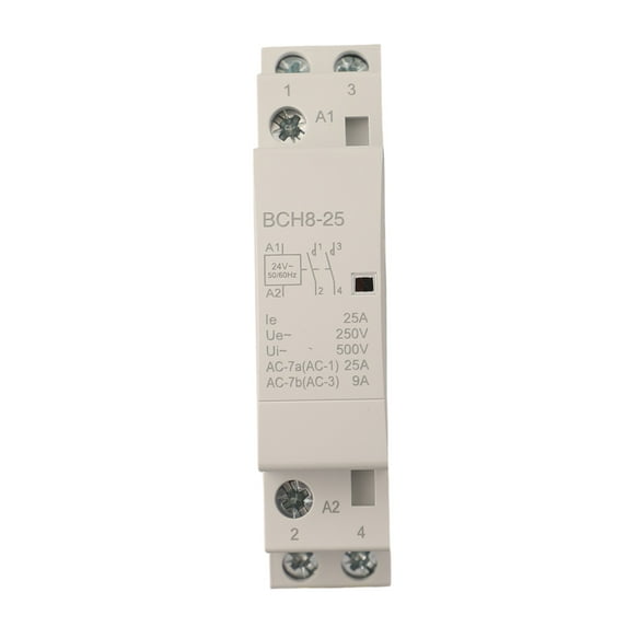 24V 25A Contactor 2P 2No Contactor Hospitals Hotels Compact Size No Noise - Walmart.com