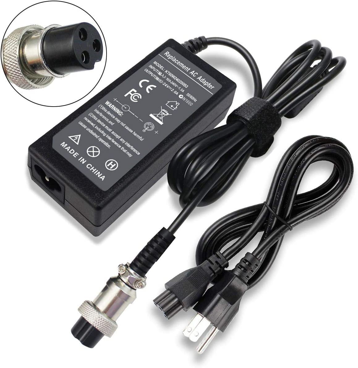 24V 2A Adapter Charger for Razor Pocket Mod Electric Scooter - Walmart.com