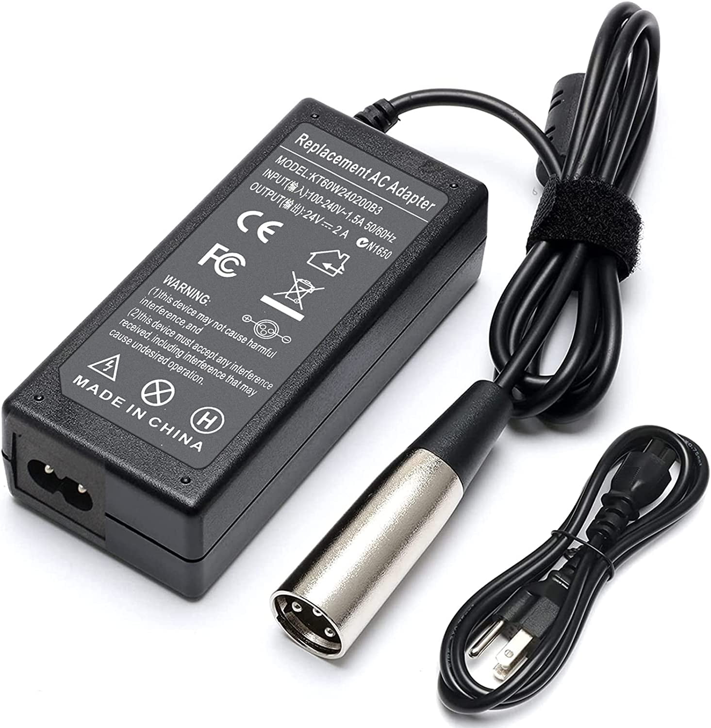 24V 2A Adapter Charger for Schwinn F-18, FLY FS, mini-e; MISSILE FS ...