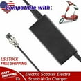 24V 2A Battery Charger Compatible with Electric Electra Scoot-N-Go AC ...