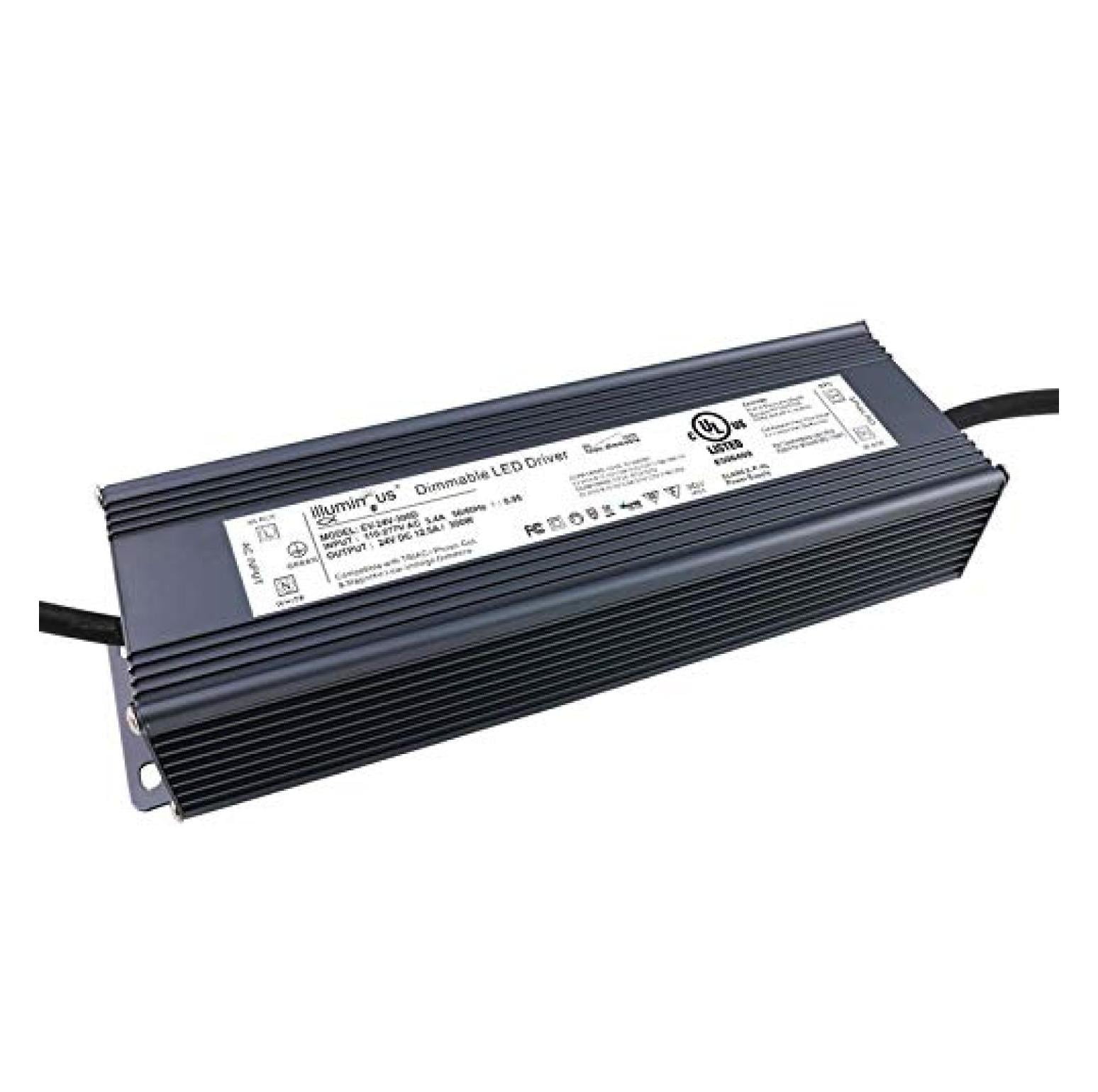 24V 300W Dimmable CV DC LED Driver Transformer UL Approved to DC 110V ...