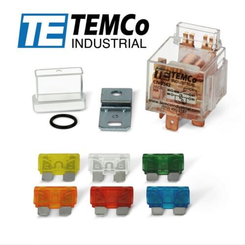 24V 30A 5 Pin Sealed Bosch Style Automotive Relay w/ Integrated Fuse ...