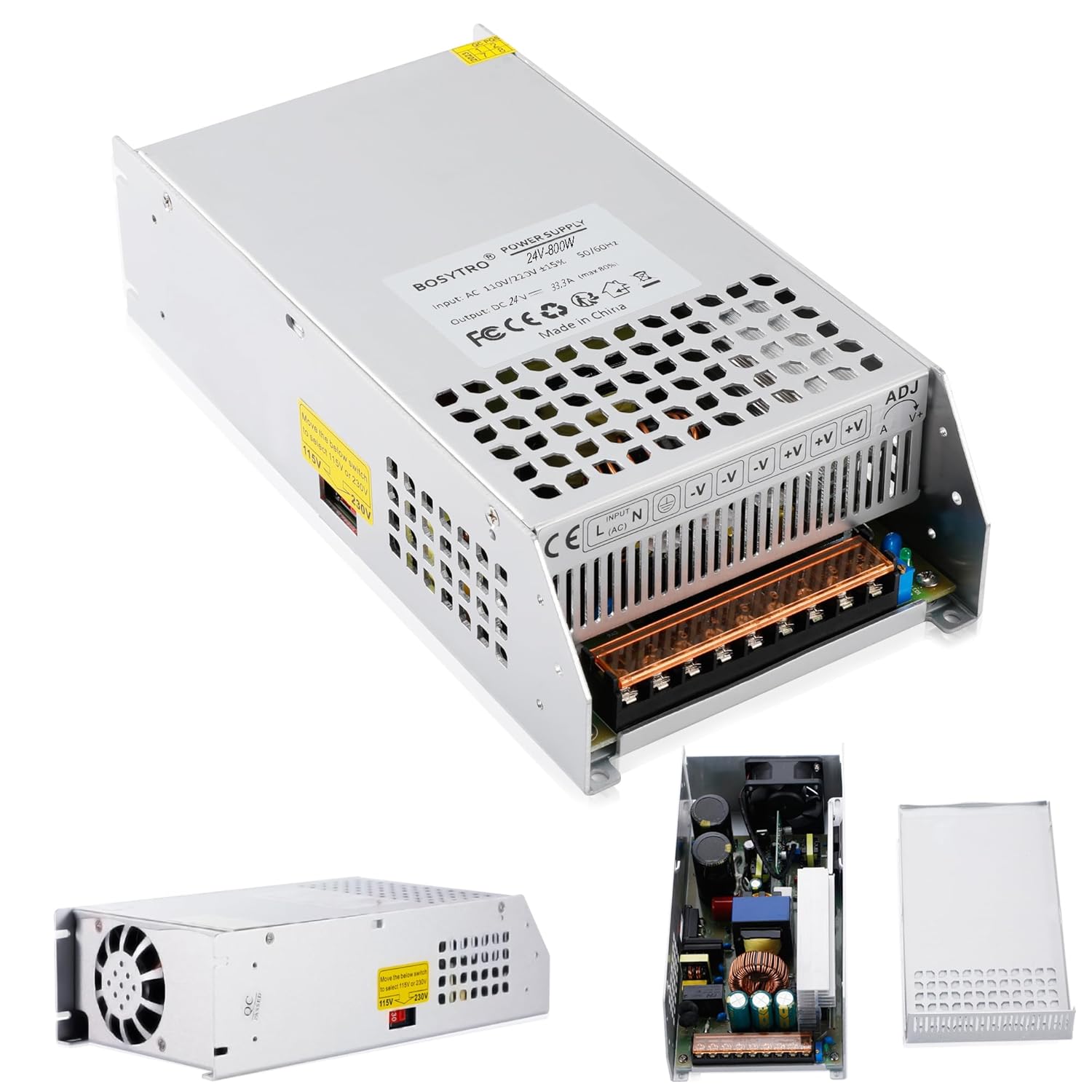 24V 33.3A 800W DC Switching Power Supply, Universal Regulated Switching ...