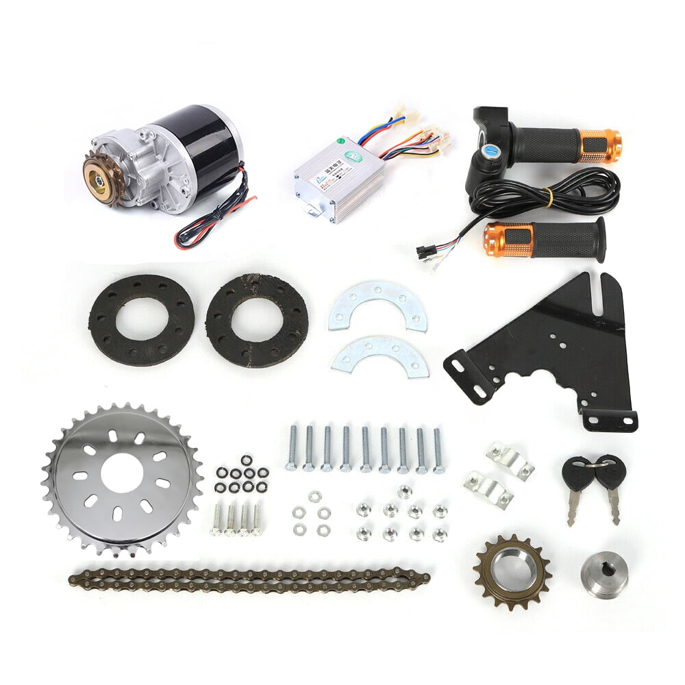 24V 350W Bike Conversion Kit Left Side Drive Motor Kit Mountain ...