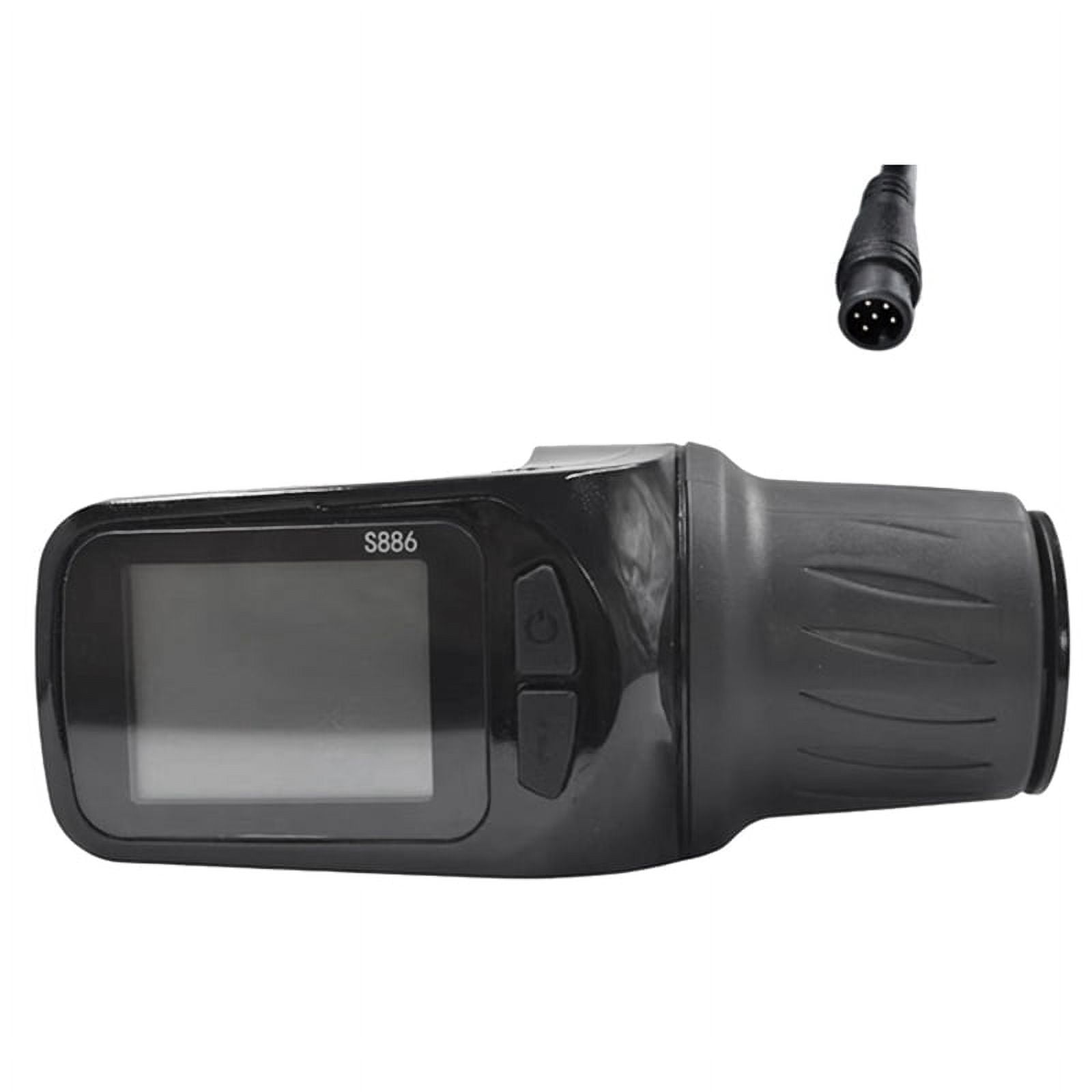 24V 36V 48V 60V S886 Ebike LCD Display Panel Adjust with Twist Throttle ...