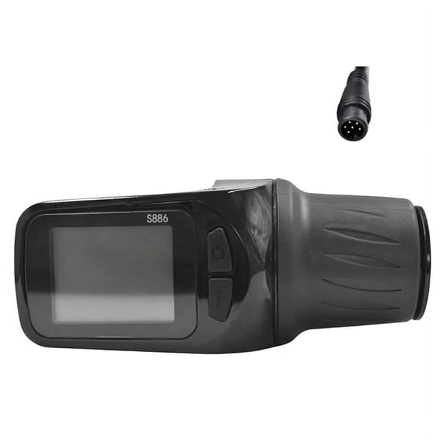 24V 36V 48V 60V S886 Ebike LCD Display Panel Adjust with Twist Throttle ...