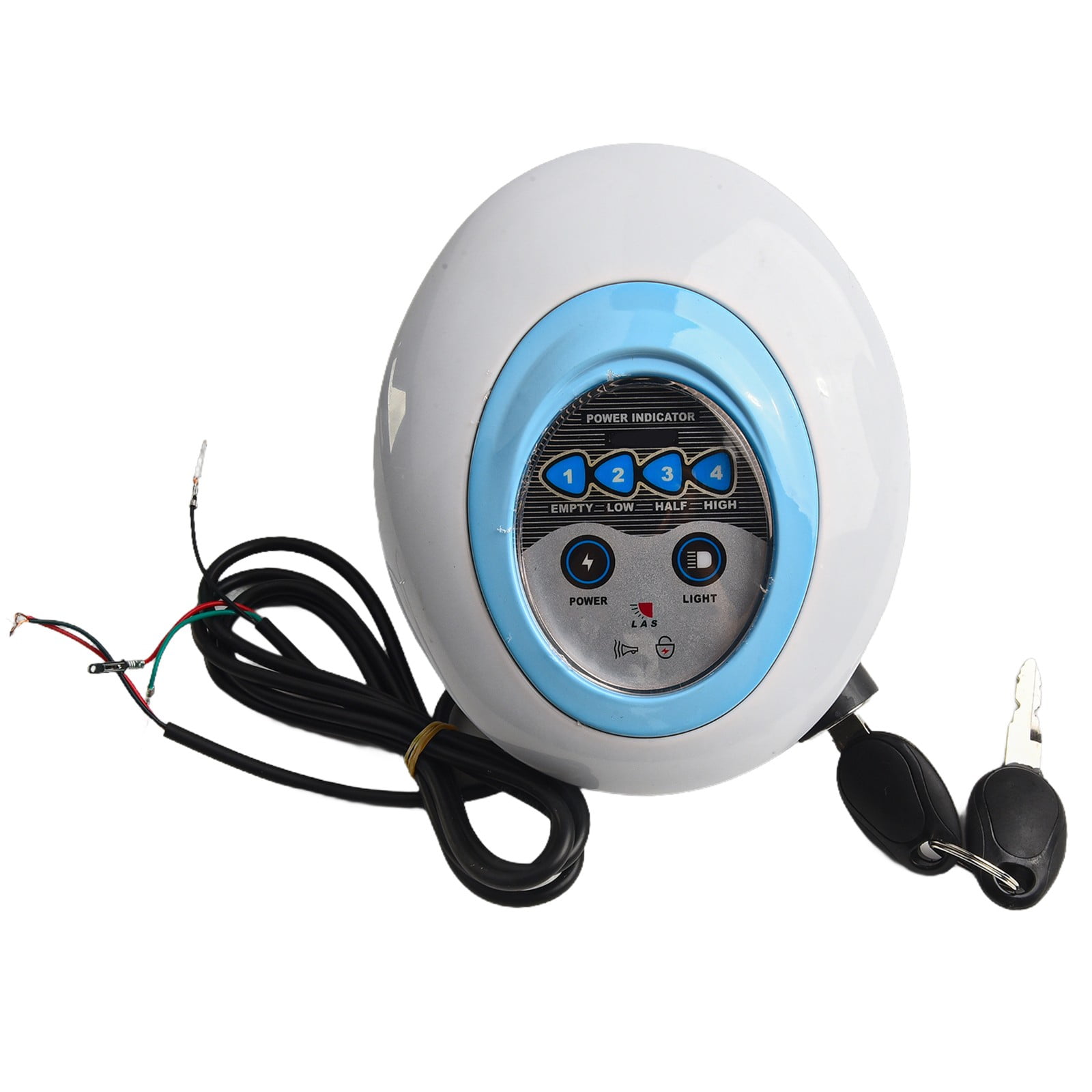 24V/36V/48V Dashboard Light Battery Level Indicator Electric Bike Key ...