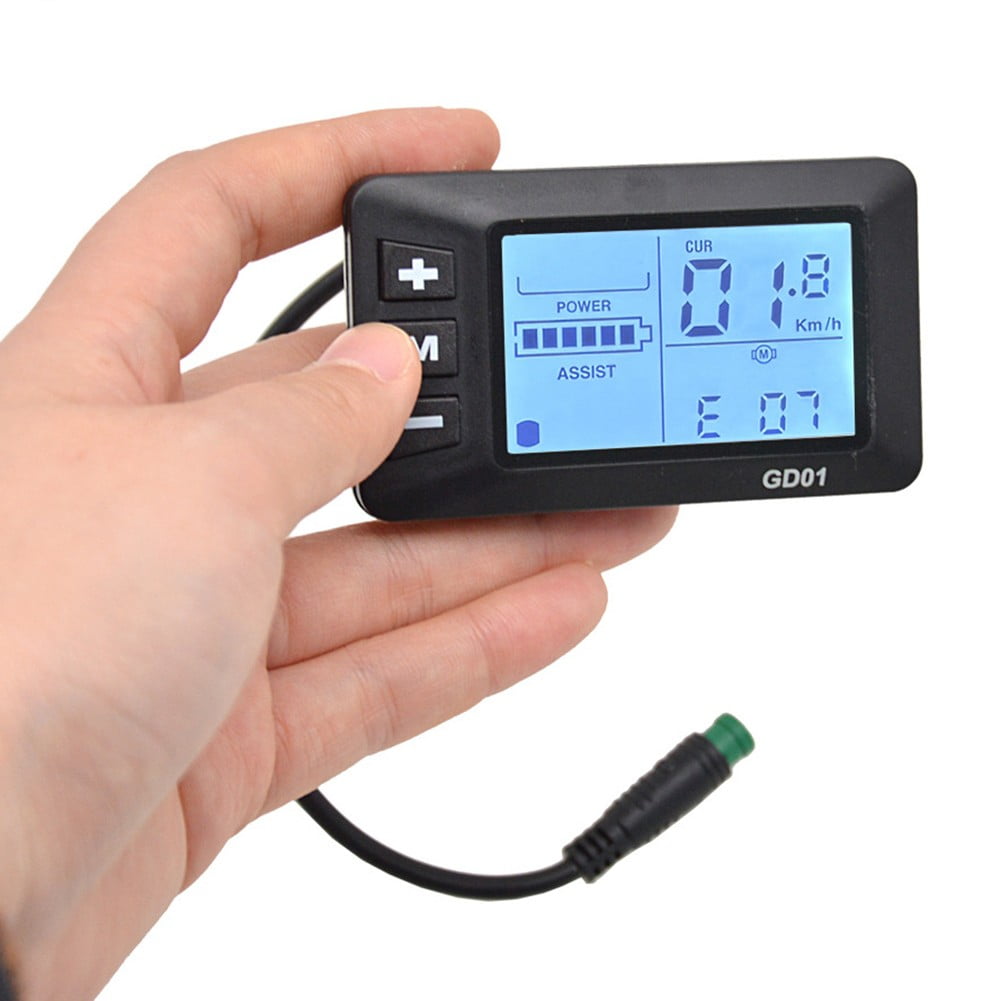 24V/36V/48V LCD Display Waterproof GD01 5 Pin Display for Electric Bike ...
