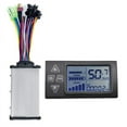 24V/36V/48V S861 LCD Ebike Display Dashboard+36V 350W Sine Wave Controller for Electric Bike ...
