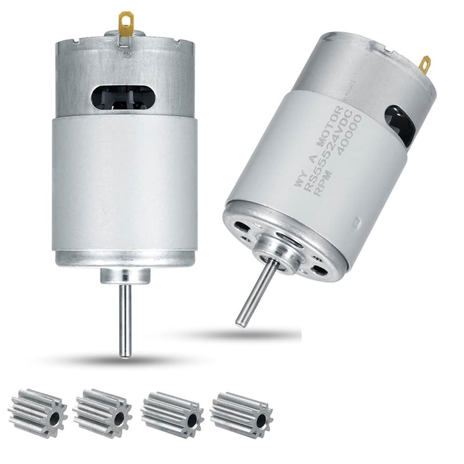 24V 40000RPM Electric Motor 2Pc,High Speed Motor RS555 Kids Ride on ...