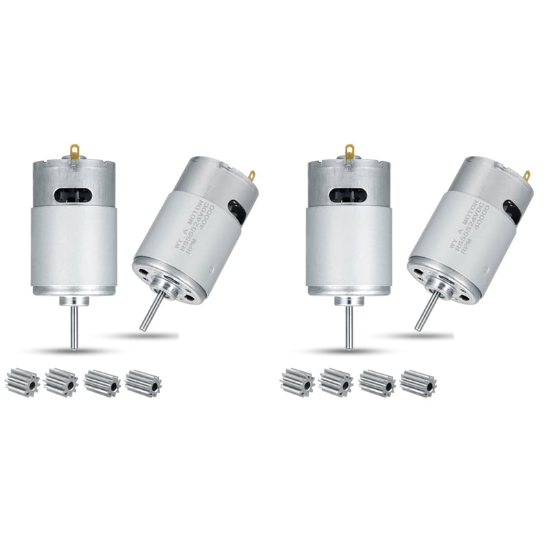 24V 40000RPM Electric Motor 4Pc,High Speed RS555 Kids Ride on Toys Car ...