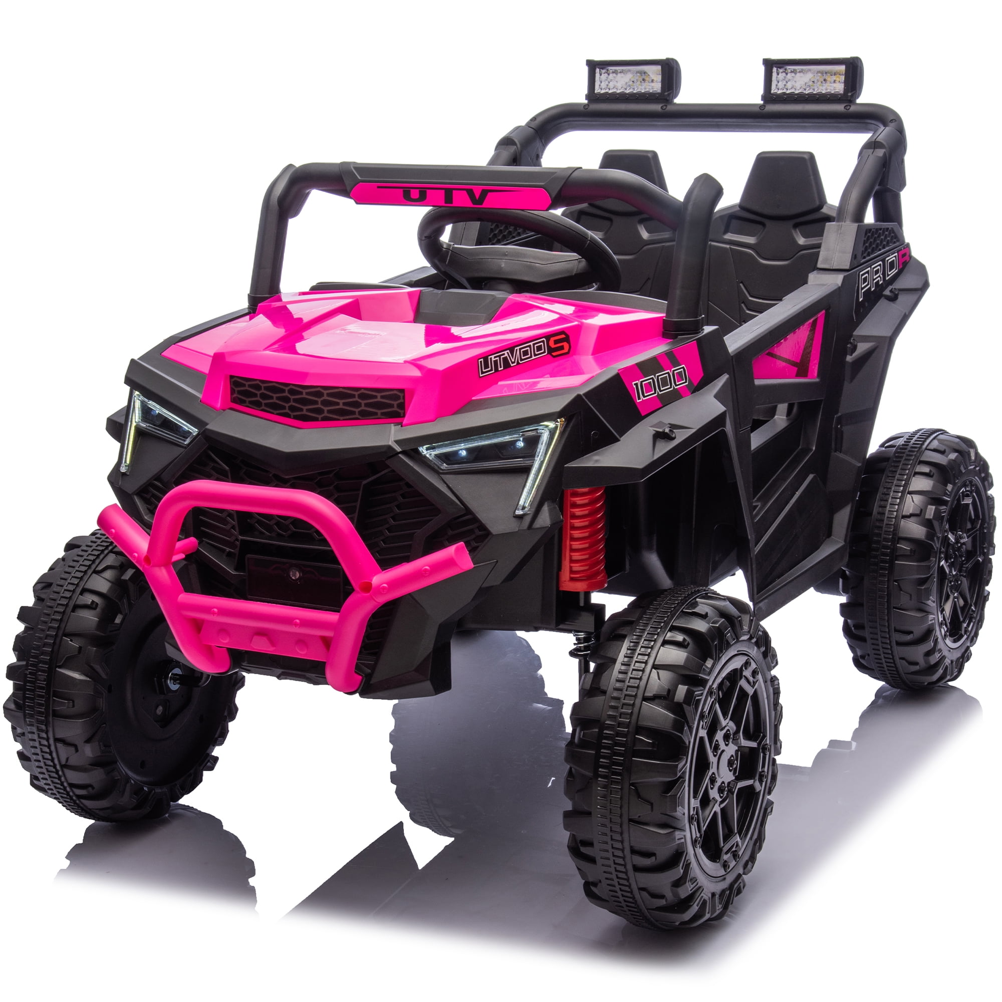 24V 400W Kids Ride On Electric UTV W/Parents Remote Control,Four-Wheel ...
