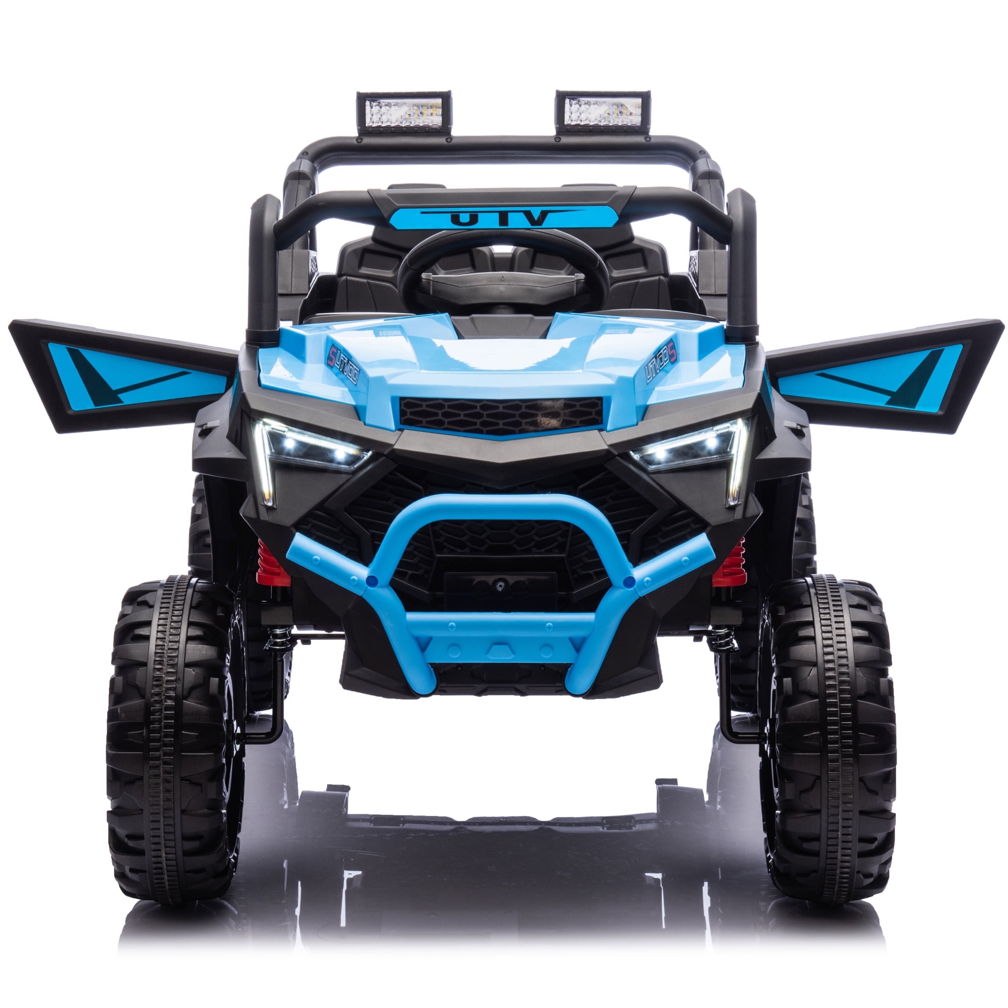 24V 400W Kids Ride On Electric UTV W/Parents Remote Control,Four-Wheel ...