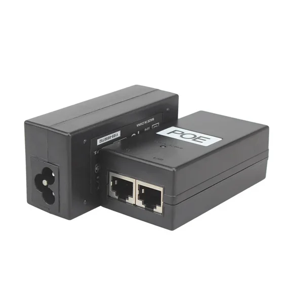 24V/48V 0.5A/1A Desktop POE Power Injector Ethernet Adapter ...