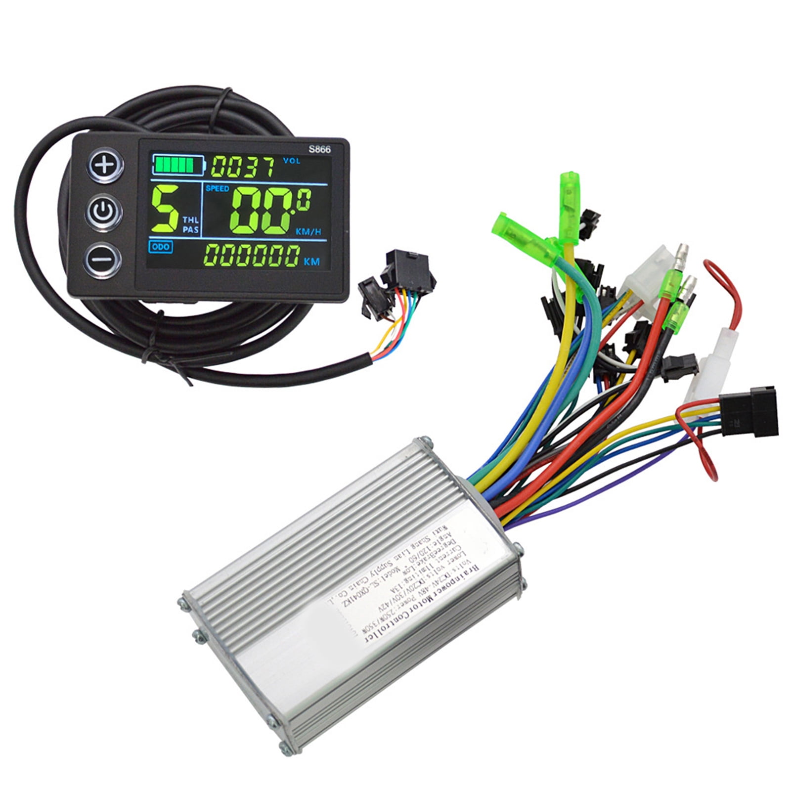 24V-48V 350W Motor Brushless Controllers LCD Display Panel Electric ...