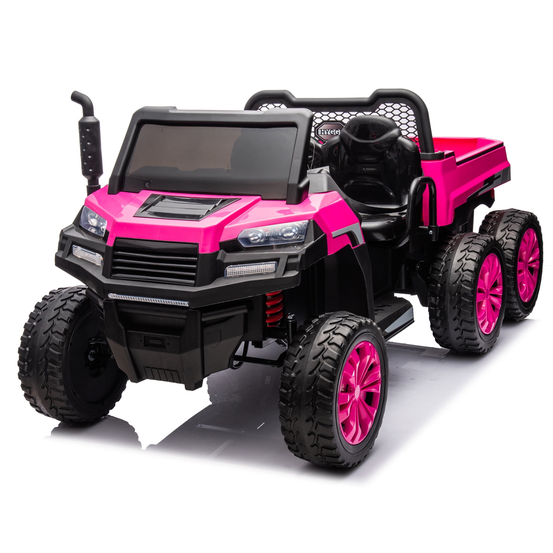 24V 4WD Electric UTV Kids Ride on Car, 2 Seater 7AH Battery Powered ...