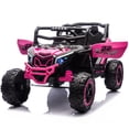 24V 4WD Kids Ride on Toys UTV Ride On Truck w/ Remote, 2 Seater Power ...