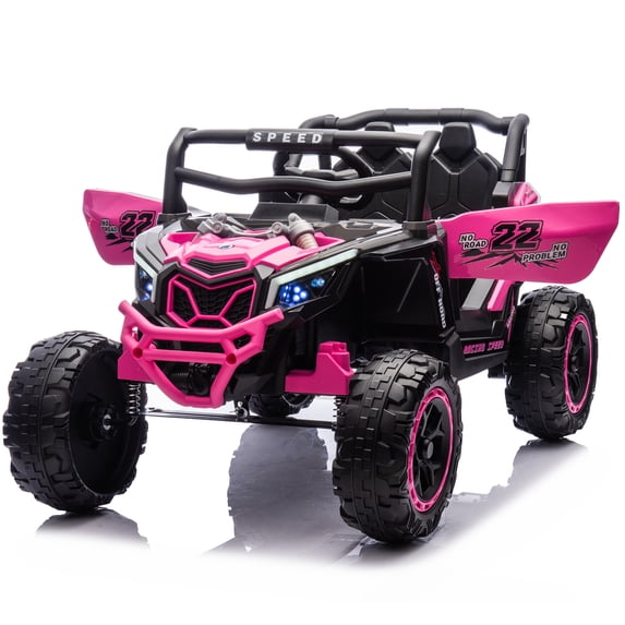 24V 4WD Kids Ride on Toys UTV Ride On Truck w/ Remote, 2 Seater Power ...