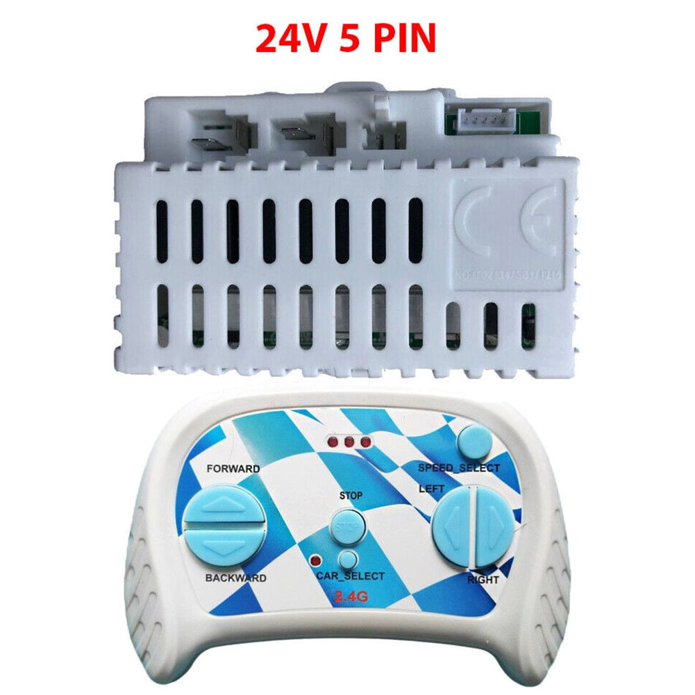 24V 5 Pin Control Box Receiver Children Electric Car 2.4G Transmitter ...