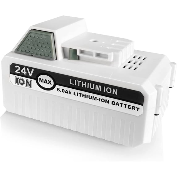 24V 6000mAh BAT-LTE Lithium-ion Replacement Battery for Snow* Joe+Sun ...