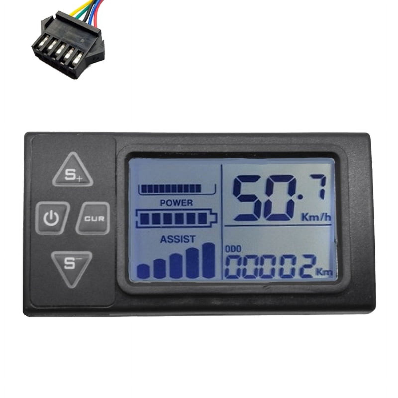 24V-60V S861 LCD Ebike Display Dashboard for Electric Bike BLDC Controller Control Panel( C583 ...