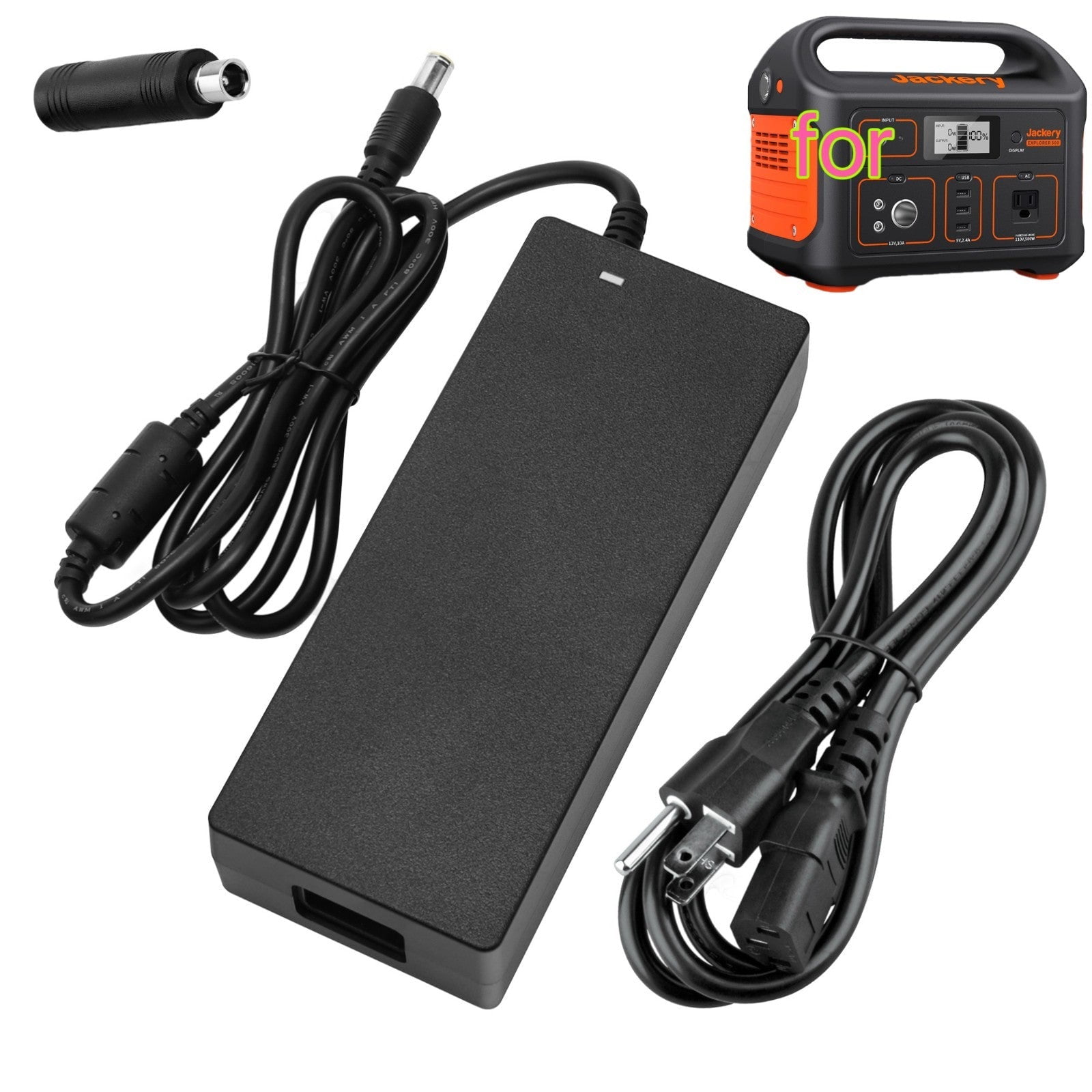 24V 7.5A Power Supply Charger Compatible with Jackery Explorer 1000 500 ...
