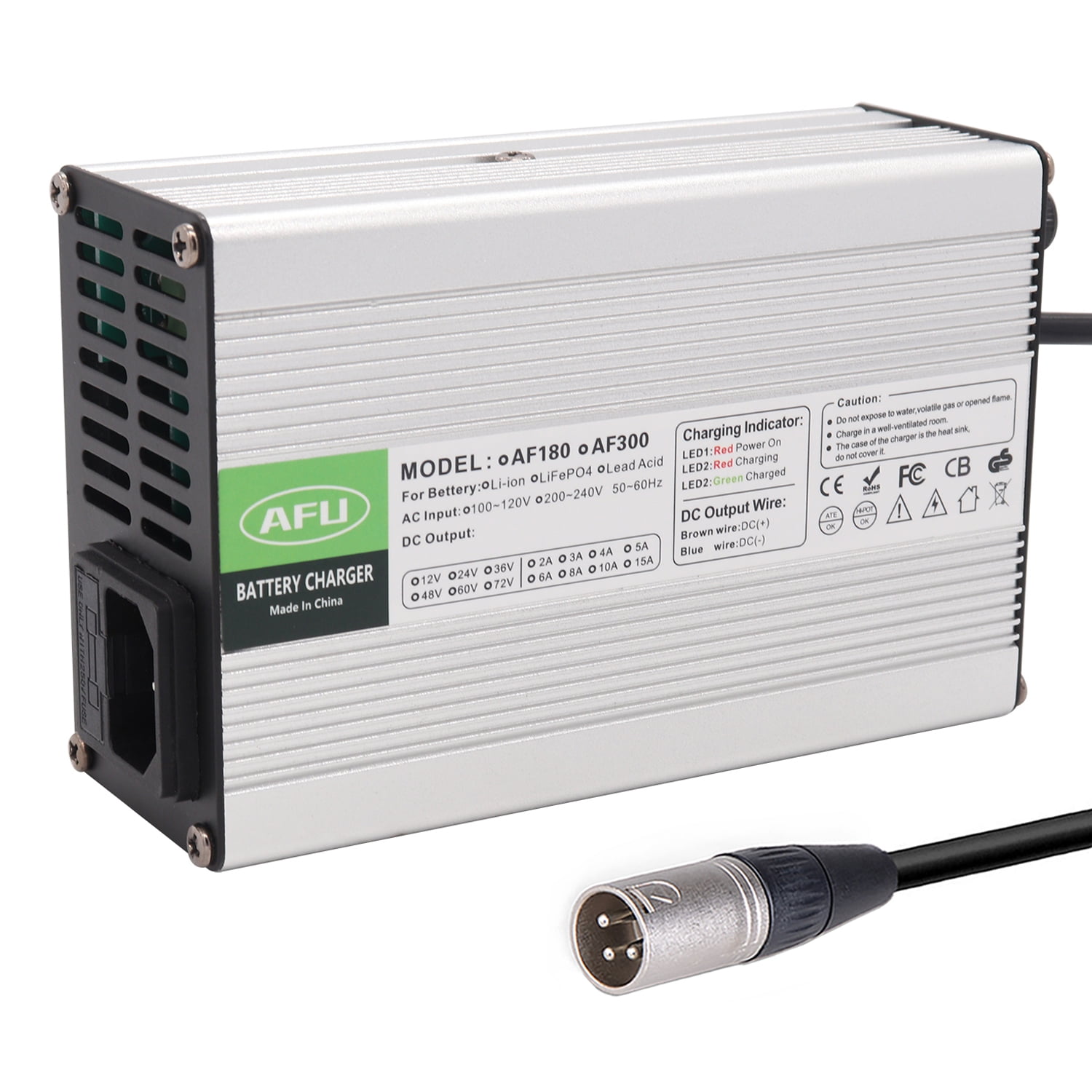 24V 8A Charger Usd For 27.6V Lead Acid AGM GEL VRLA OPZV Battery Smart ...