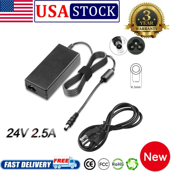 24V AC Adapter Charger for Samsung HW-J450 HW-J551 HW-K551 HW-H550 HW ...