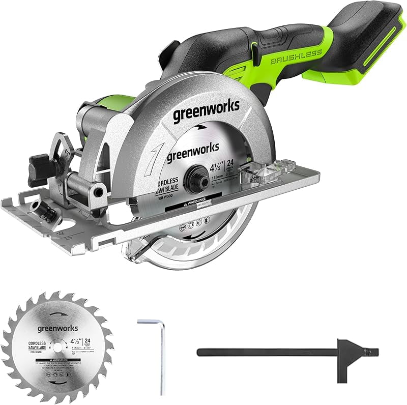 24V Brushless 7-1/4-inch Circular Saw, Battery and Charger Sold ...