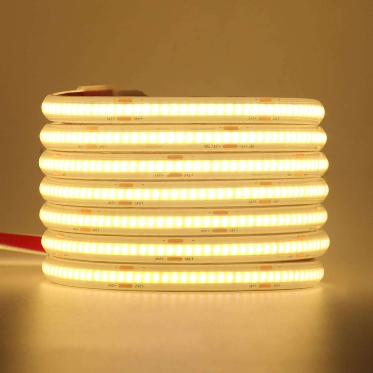 24V COB LED Strip Light, 320 LEDs/m, IP68 Waterproof, Flexible LED ...