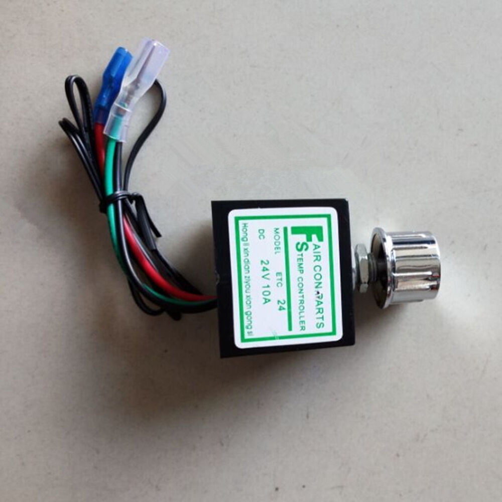 24V Car Air Conditioner Thermostat switch Adjustable temperature ...
