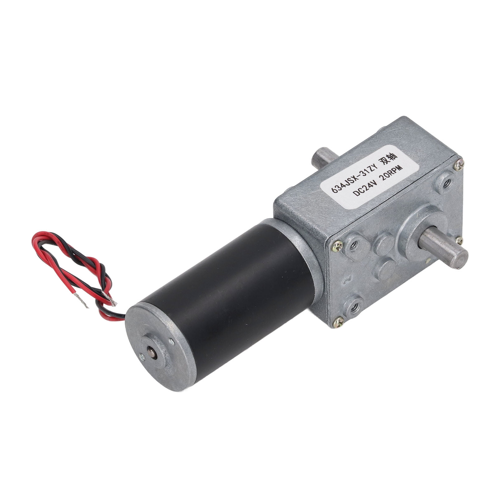 24V DC Gear Motor, Self Locking, Reversible, High Torsion Worm Drive ...