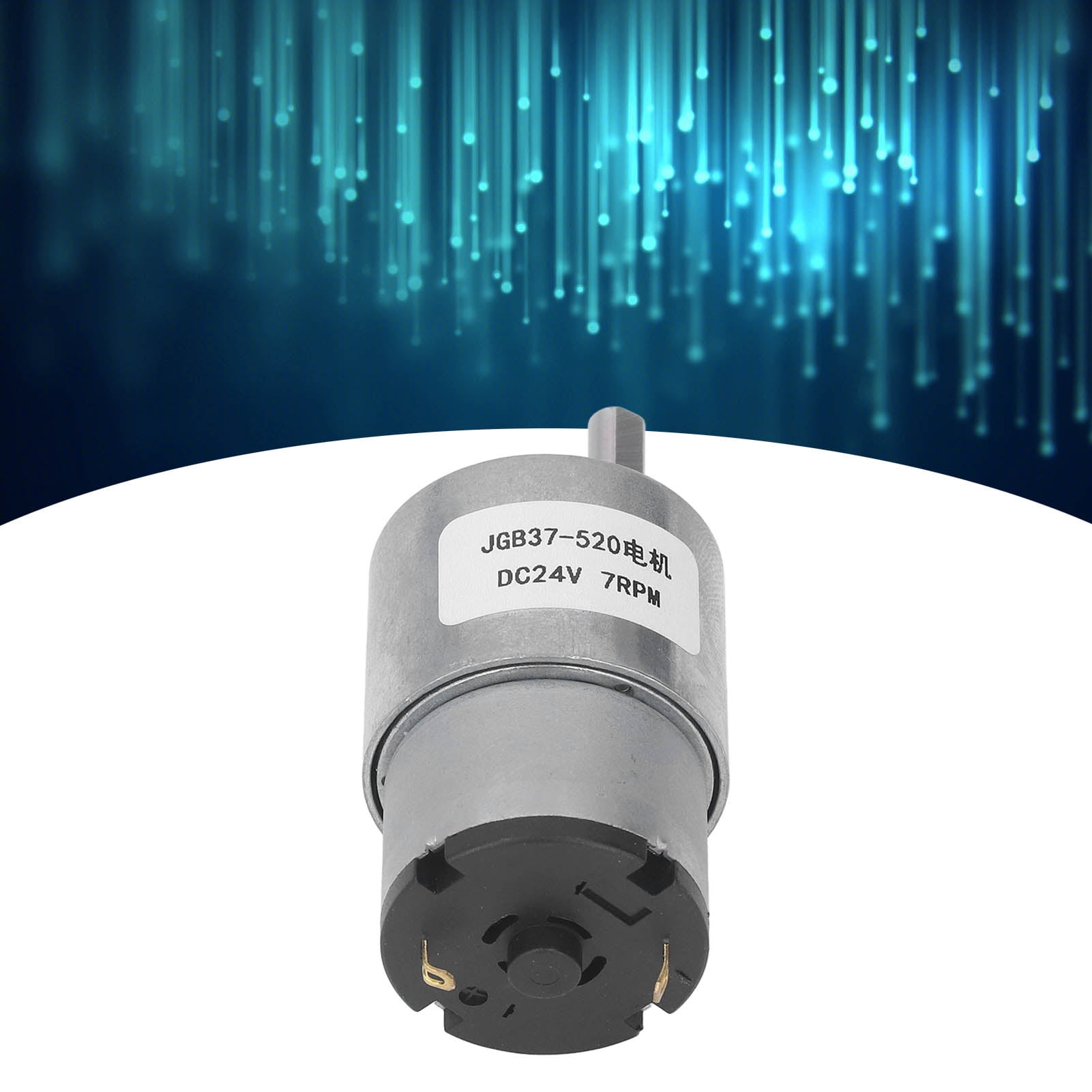 24V DC Geared Motor 7RPM, Low Speed, High Torque for Curtains Robotics ...