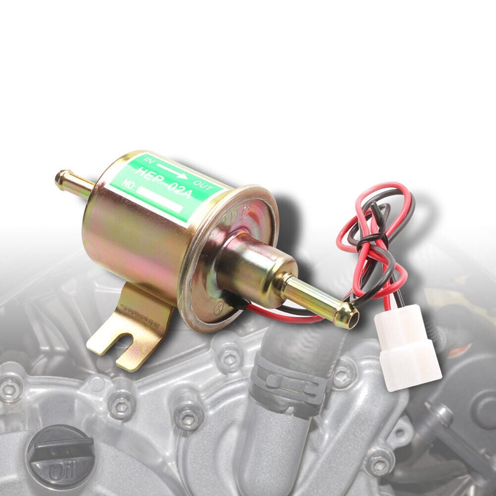 24V Electric Fuel Pump Golden HEP-02A Gas Diesel Fuel Pump Inline Low ...