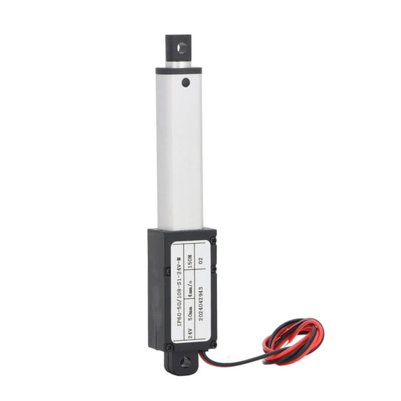 24V Electric Linear Actuator, 50mm Stroke, 150N Force, Automation ...