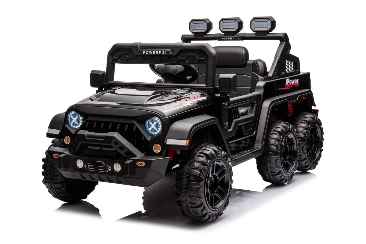 24V Electric Vehicle Battery Powered 6 EVA Wheels with Remote Control ...