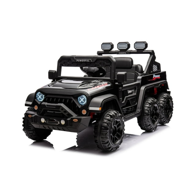 24V Electric Vehicle Battery Powered 6 EVA Wheels with Remote Control ...