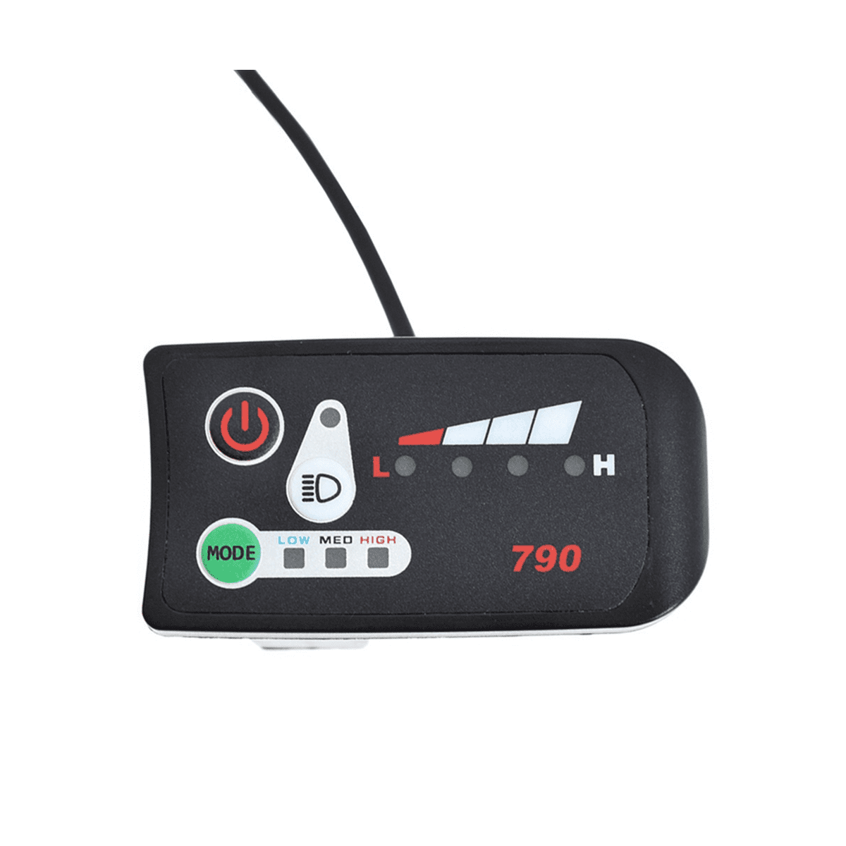 24V Electric Vehicle Electric Bicycle Meter LED Power Display 6 Km ...