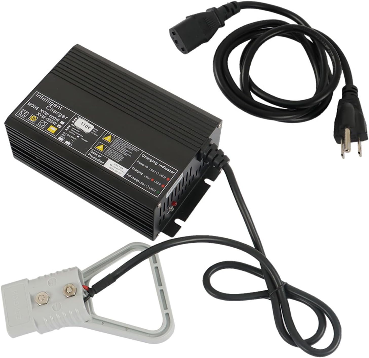 24V Floor Scrubber Pallet Jack Battery Recharger with 175A Rating ...