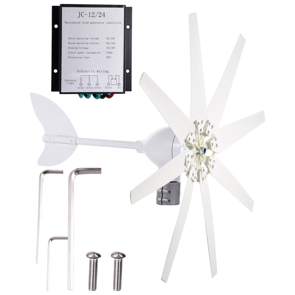 24V IP66 Waterproof Home Wind Turbine Kit w/ Controller | Power for ...