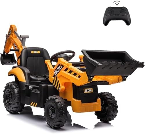 24V JCB Ride On Excavator,Kids' Electric Vehicles with Remote Control ...