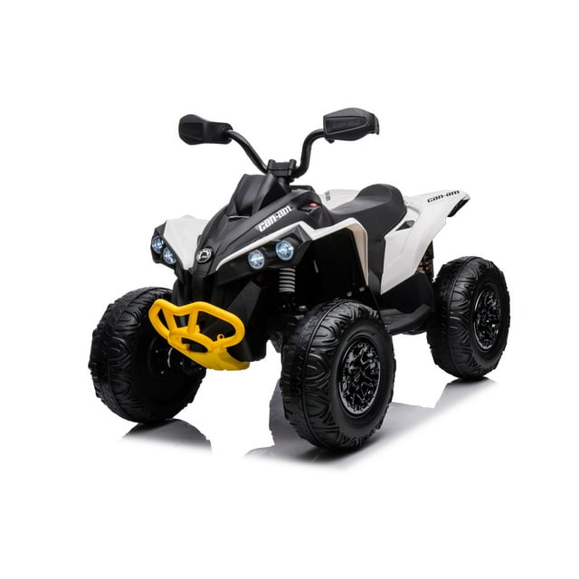 24V Kids ATV 4 Wheeler, 2 Seater Ride on Toy Car Bombardier Licensed ...