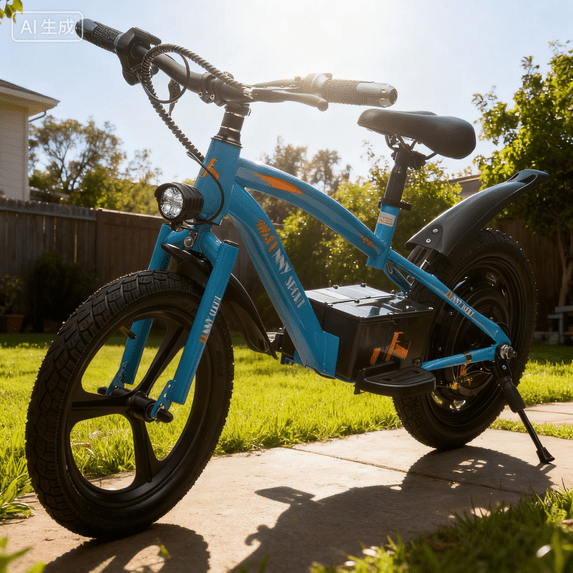 24V Kids Electric Dirt Bike with 300W Motor, Adjustable Seat & Hand Brakes, 16in Pneumatic Tires ...